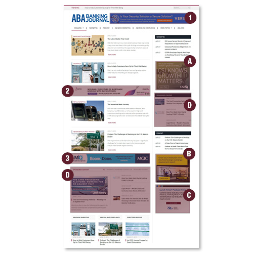 ABA Banking Journal Website – American Bankers Association Media Guide