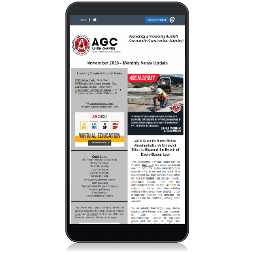 Monthly News Update – Austin AGC Media Guide