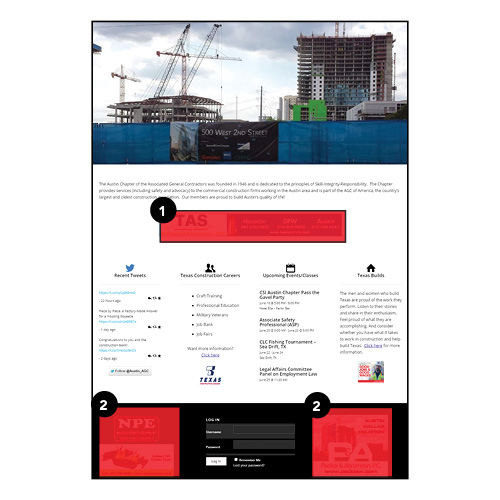 Website Advertising – Austin AGC Media Guide