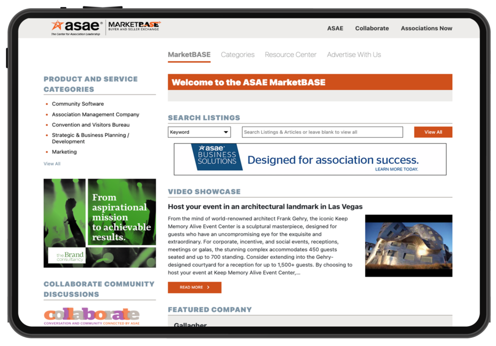 Past Advertisers – ASAE Media Guide