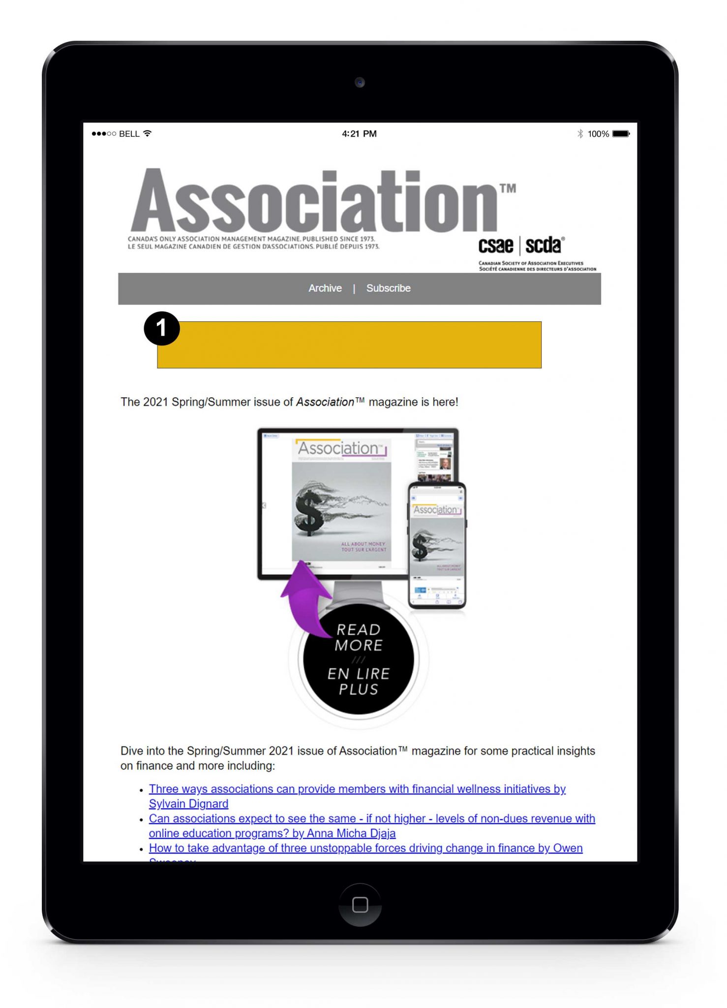 AssociationTM Magazine – CSAE Media Guide