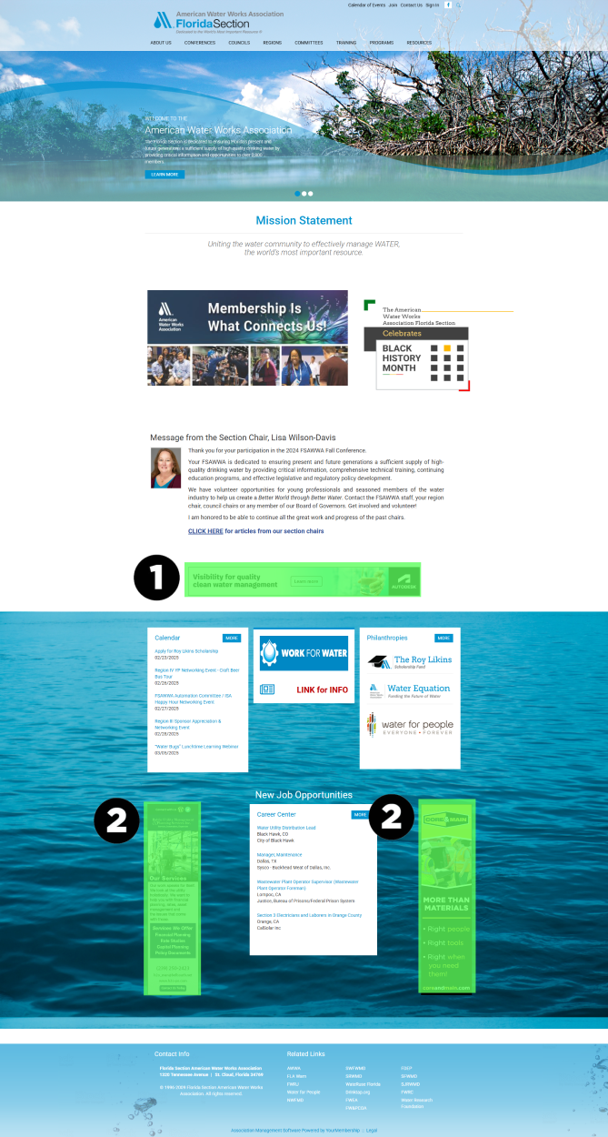 Florida Section AWWA Website – American Water Works Association ...
