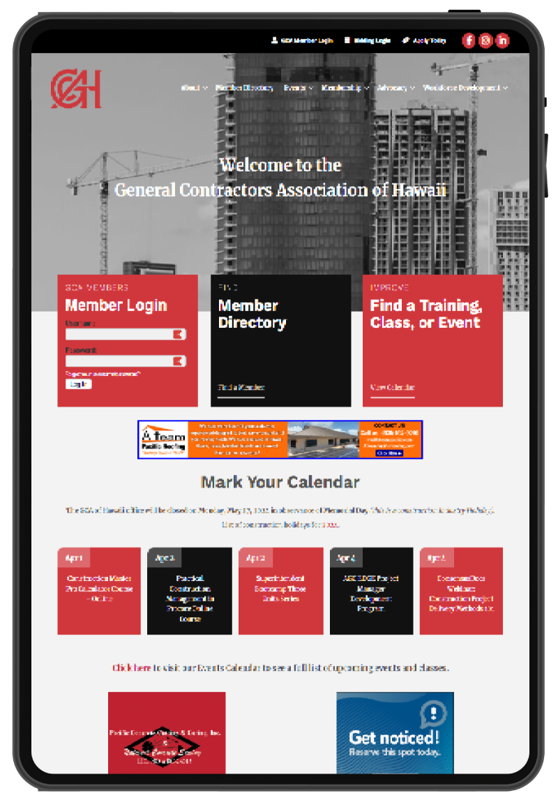 GCA of Hawaii Website – General Contractors Association of Hawaii Media Guide