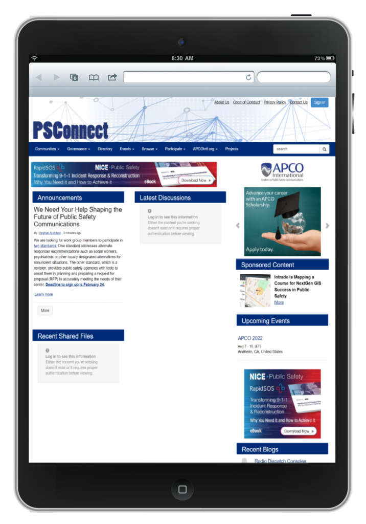 PSConnect – APCO International Media Guide