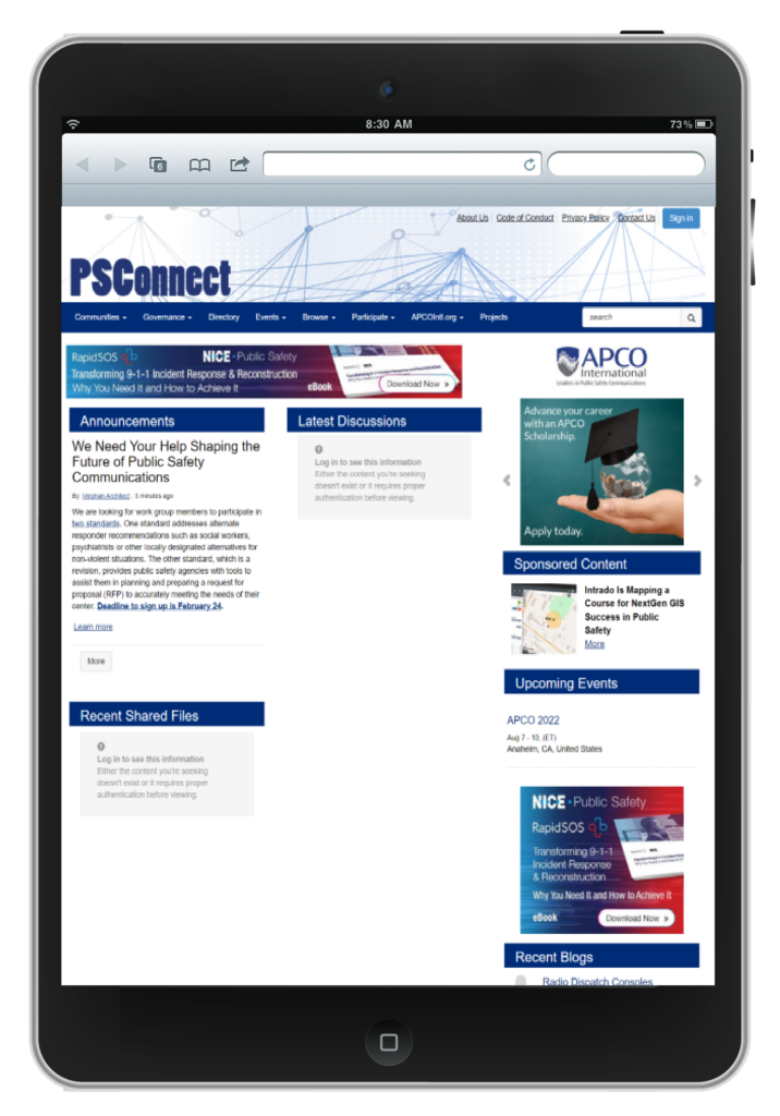 PSConnect – APCO International Media Guide