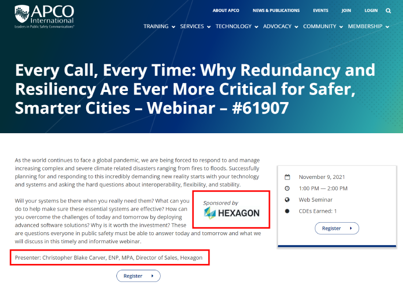 APCO Webinars – APCO International Media Guide