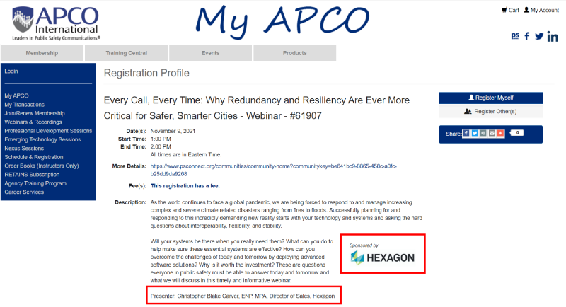 APCO Webinars – APCO International Media Guide