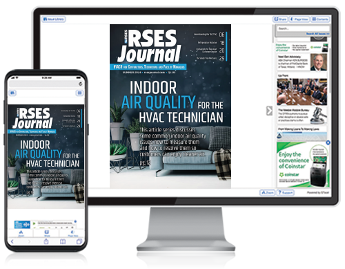 RSES Journal – Refrigeration Service Engineers Society Media Guide
