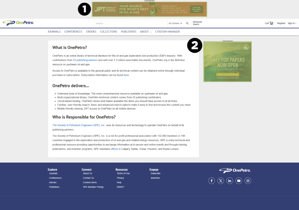 OnePetro – Society of Petroleum Engineers Media Guide
